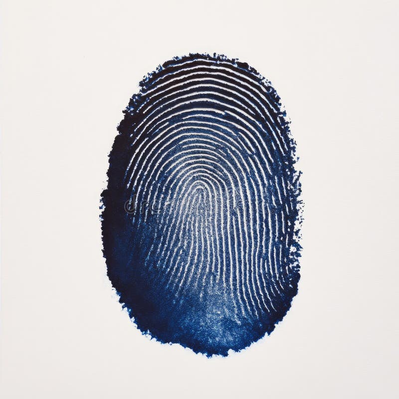 Fingerprint Isolate. Fingerprint Personal Identification, Biometrics ...