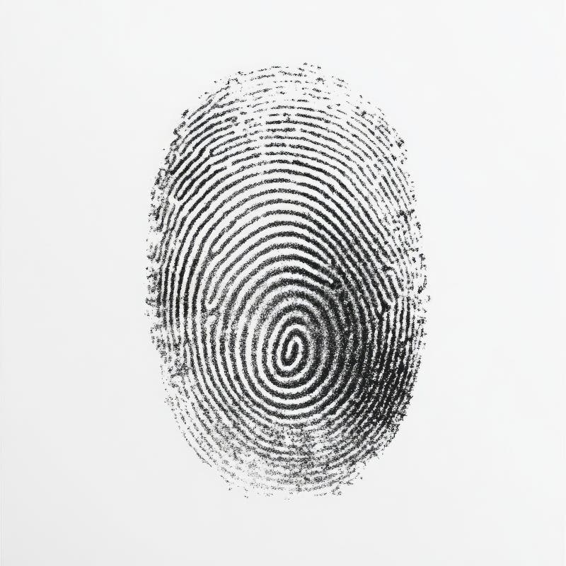 Fingerprint Isolate. Fingerprint Personal Identification, Biometrics ...