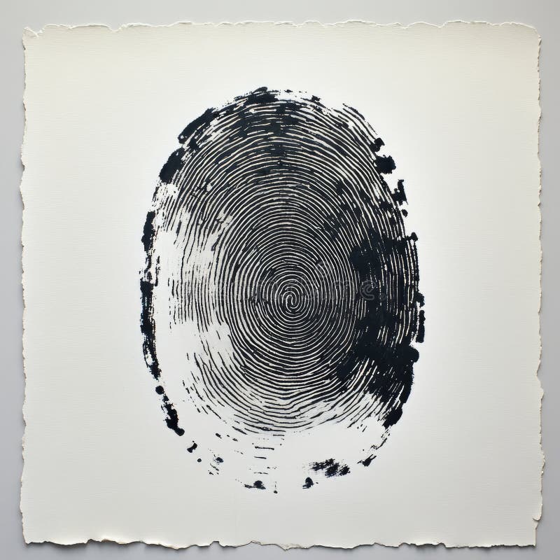 Fingerprint Isolate. Fingerprint Personal Identification, Biometrics ...