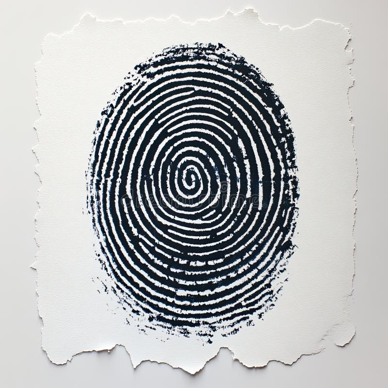 Fingerprint Isolate. Fingerprint Personal Identification, Biometrics ...