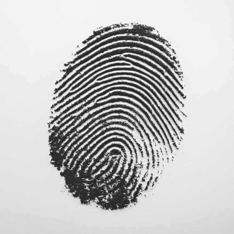 Fingerprint Isolate. Fingerprint Personal Identification, Biometrics ...