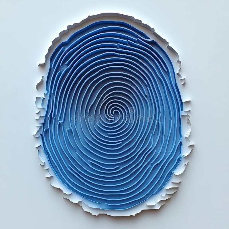 Fingerprint Isolate. Fingerprint Personal Identification, Biometrics ...