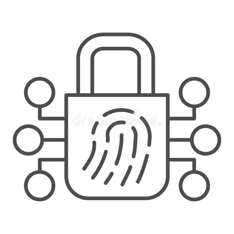 Fingerprint Biometric Icon Stock Illustrations – 20,831 Fingerprint ...