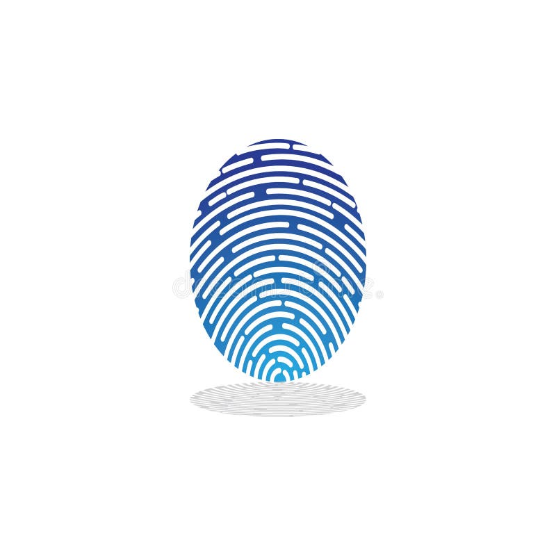 Fingerprint Logo Vector Illustration Stock Vector - Illustration of ...