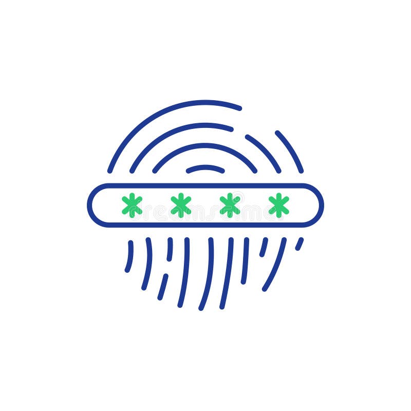 Finger Print Pictogram. Thumbprint, Fingerprint Sign. ID Symbol ...