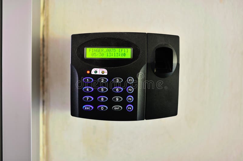 Fingerprint machine stock image. Image of medical, computer - 54827833