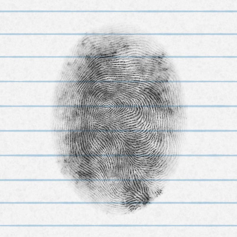 Fingerprint paper stock illustration. Illustration of fingerprint ...