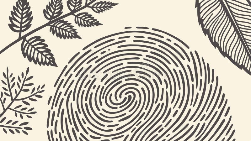 Fingerprint Pattern, Biometric Security Vector Design Generative AI ...