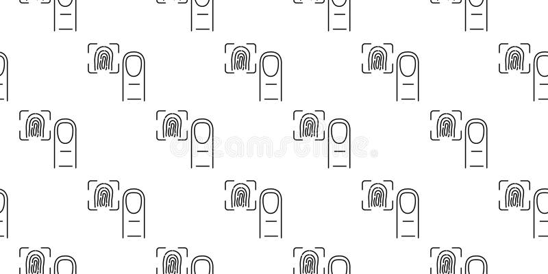 Fingerprint Patterns Displayed in a Repetitive Design for Security and ...