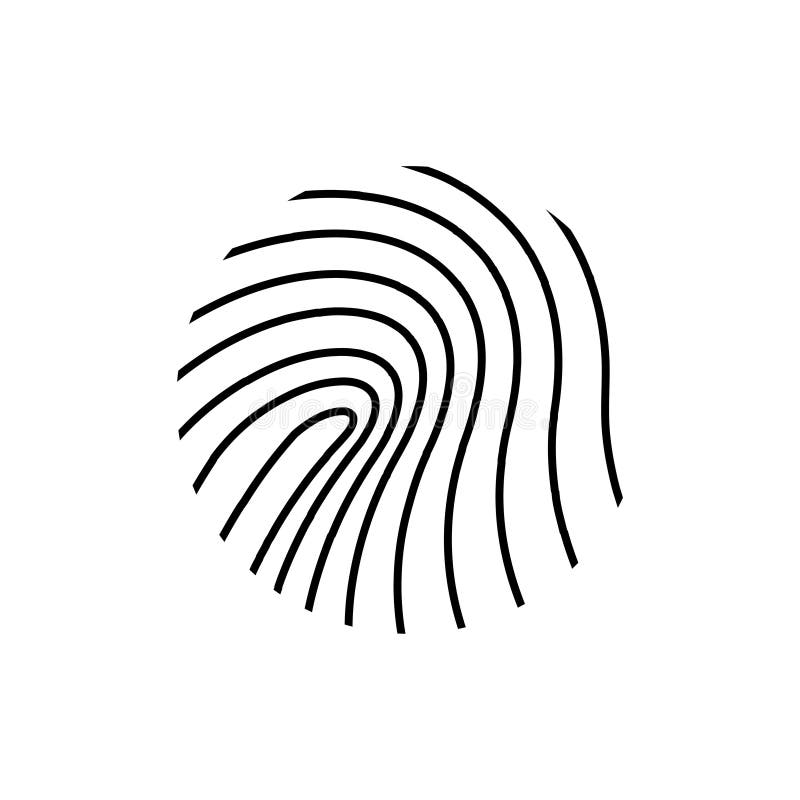 Fingerprint Probe Logo Vector Stock Illustration - Illustration of ...