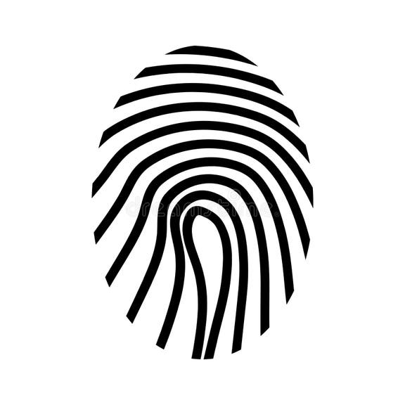 Fingerprint Probe Logo Vector Stock Illustration - Illustration of ...
