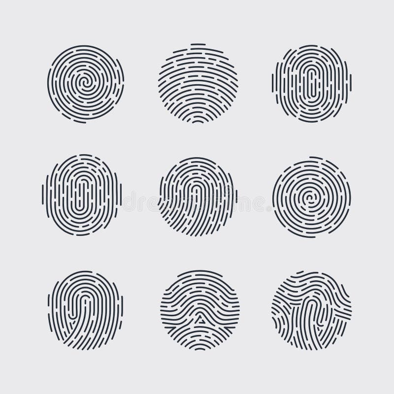 Fingerprint Patterns Stock Illustrations – 2,226 Fingerprint Patterns ...