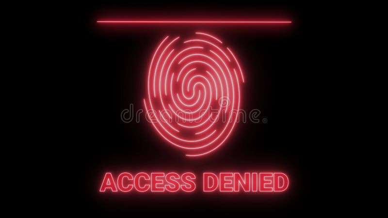 Fingerprint Scan Access Denied and Fingerprint Scan Access Denied ...