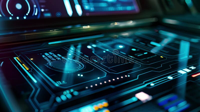 A Fingerprint Scanner and Keycard Reader are Located Next To the ...