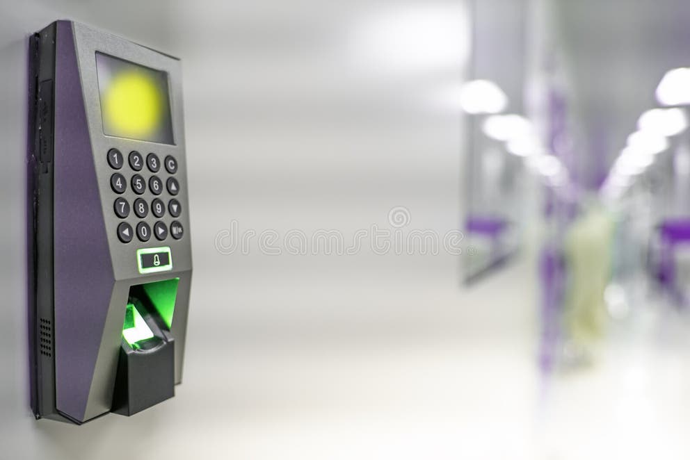 Fingerprint Scanner To Record Working Time.Device Security and Password ...