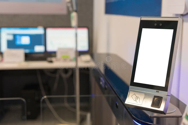 Fingerprint Scanner on Wall To Record Working Time or Enter Security ...