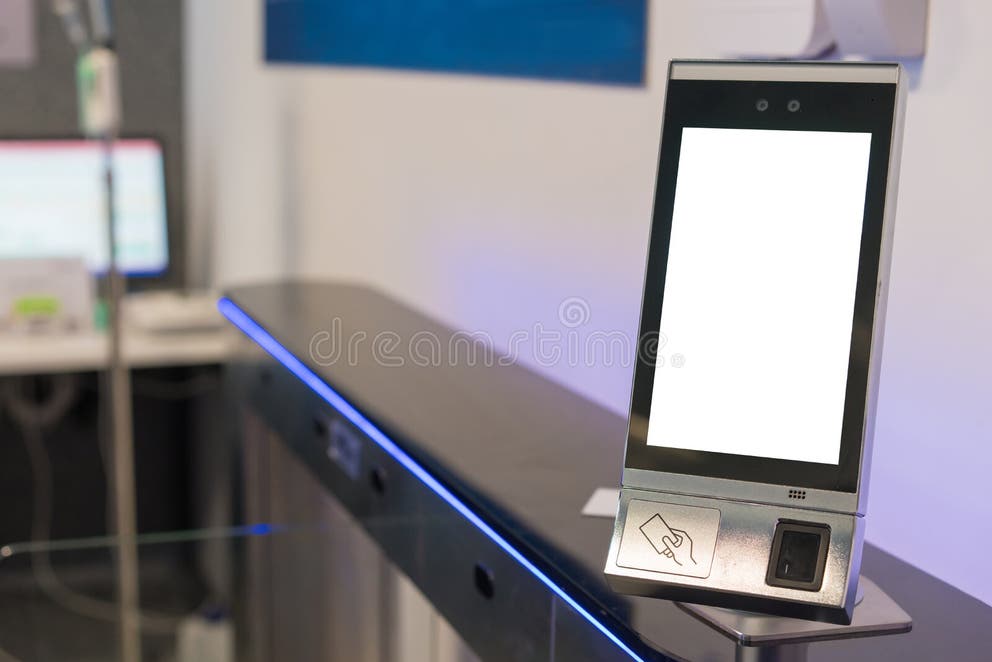 Fingerprint Scanner on Wall To Record Working Time or Enter Security ...