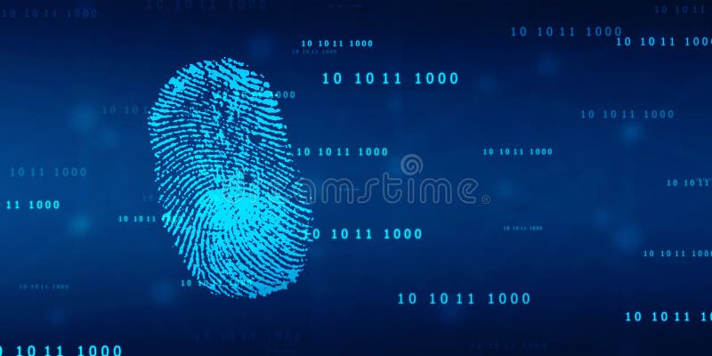 Fingerprint Scanning Identification System. Biometric Authorization and ...