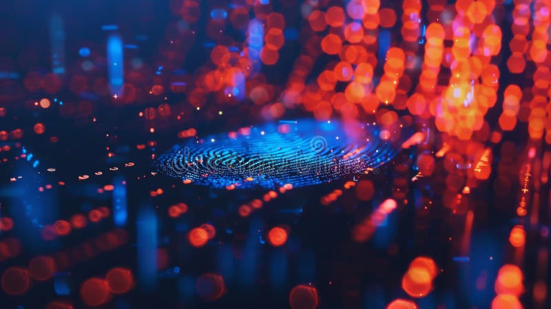 Fingerprint Scanning Identification System. Biometric Authorization and ...