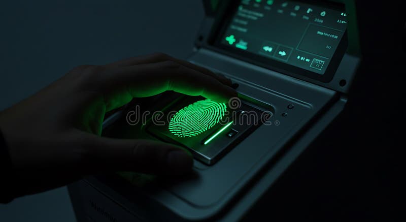 Fingerprint Scanning Process with Modern Biometric Security Device and ...
