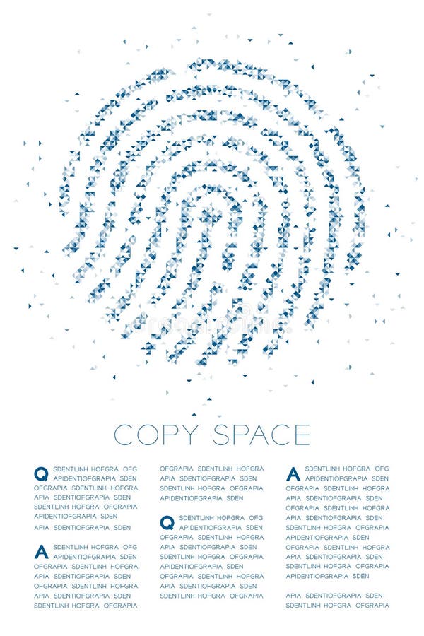 Fingerprint Shape Particle Geometric Bokeh Circle Dot Pixel Pattern ...