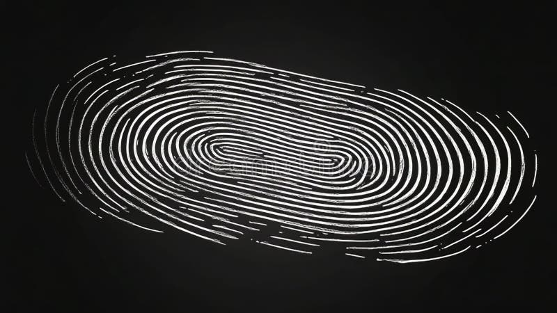 Fingerprint Showing Security, Identity, and Digital Access Control ...