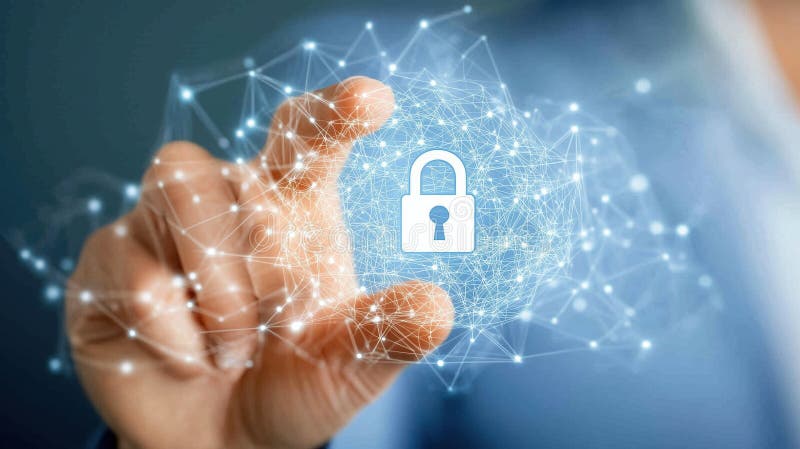 Fingerprint,unlock,key,smart,business,success,Digital Transformation,Cybersecurity,secure ...