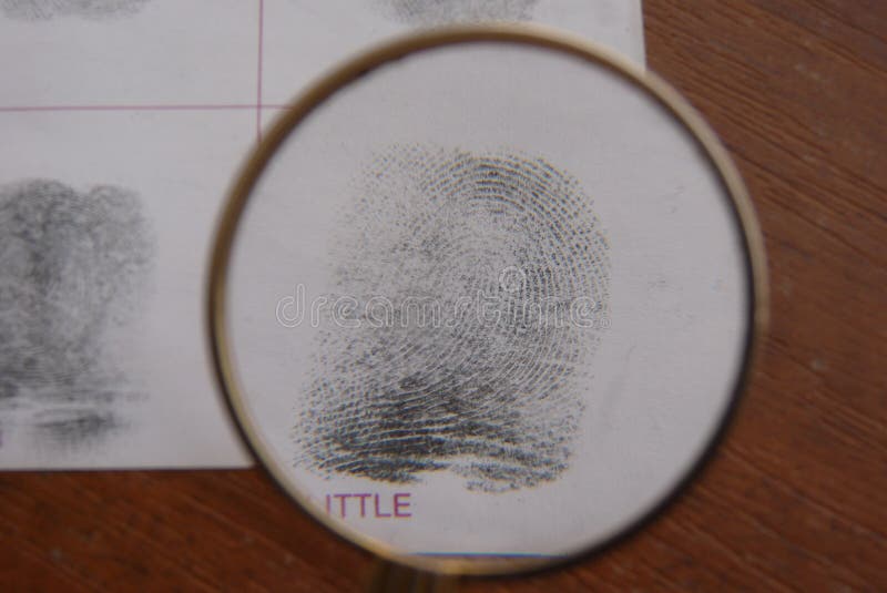 Fingerprints examination stock photo. Image of analyze - 84547040