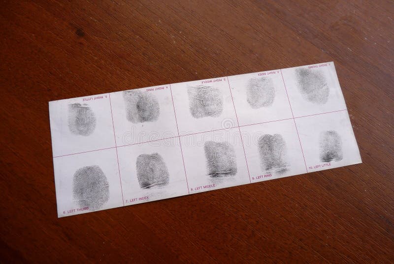 Fingerprints examination stock photo. Image of fingerprints - 84553550