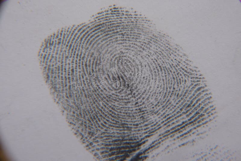 Forensic Fingerprint Examination on Crime Scene Stock Photo - Image of ...