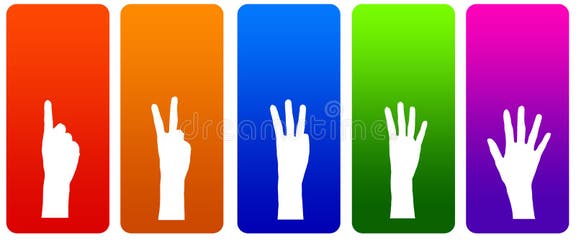 Countdown Fingers Stock Illustrations – 400 Countdown Fingers Stock ...
