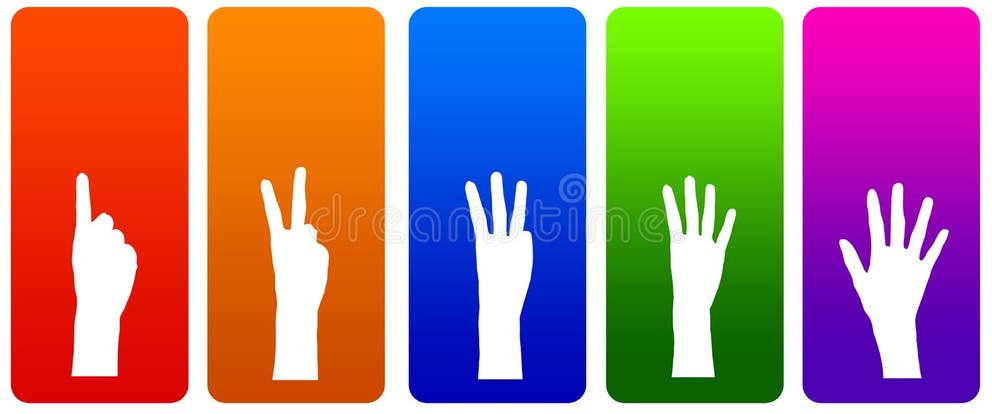 Countdown Fingers Stock Illustrations – 400 Countdown Fingers Stock ...