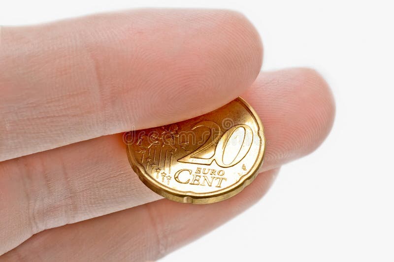 Fingers and coin stock image. Image of hand, earnings - 17022205