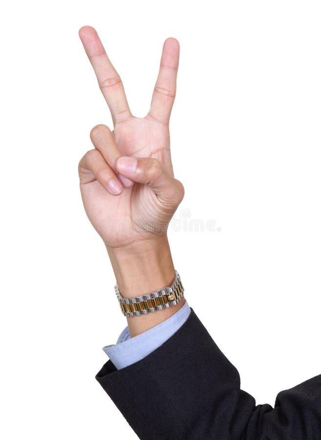 Fingers Number Two Counting Stock Photo - Image of isolated, hand: 12936660