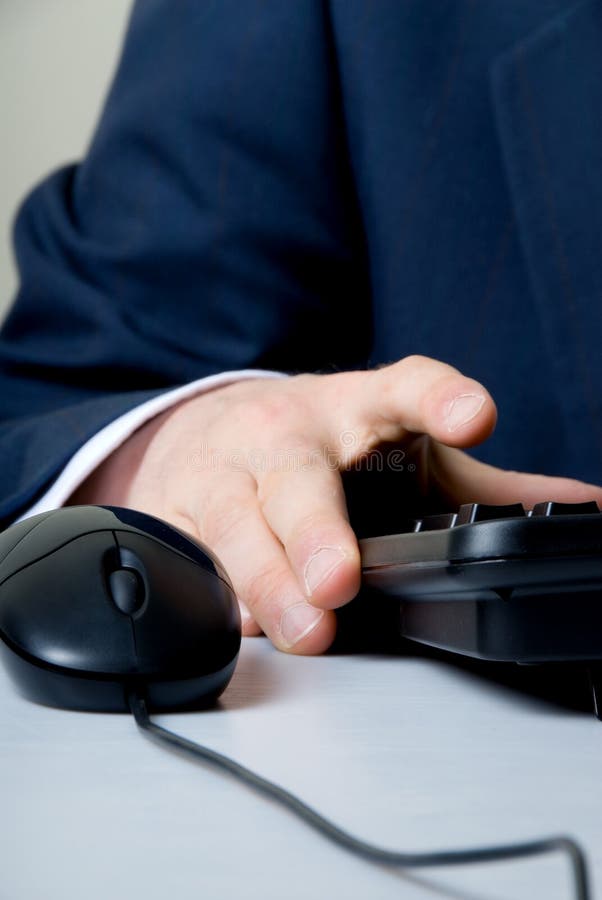 Fingers onkeyboard stock photo. Image of business, keyboard - 1311510