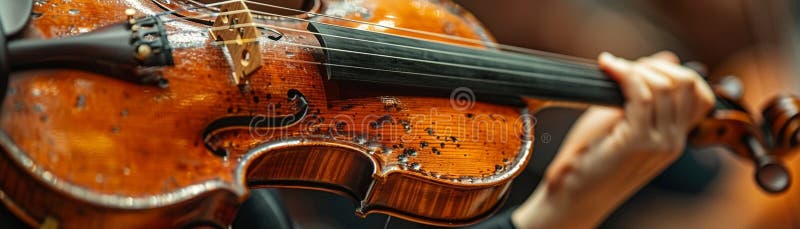 Fingers Plucking the Strings of a Violin Stock Image - Image of music ...