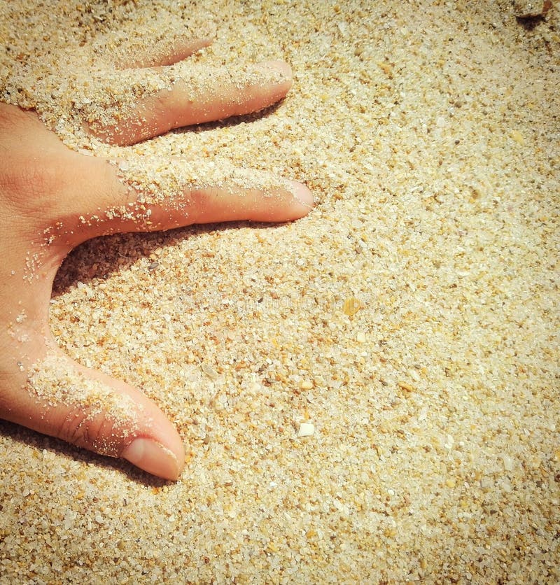 Fingers sand stock image. Image of beach, warm, finger - 99219177