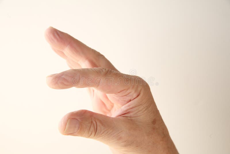 Fingers Show a Size Measurement Stock Photo - Image of horizontal, copy ...