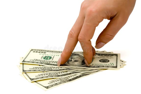 Fingers stepping on money stock photo. Image of finger - 6245074