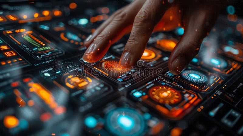 Fingers Tapping on a Smartphone Screen Stock Image - Image of device ...