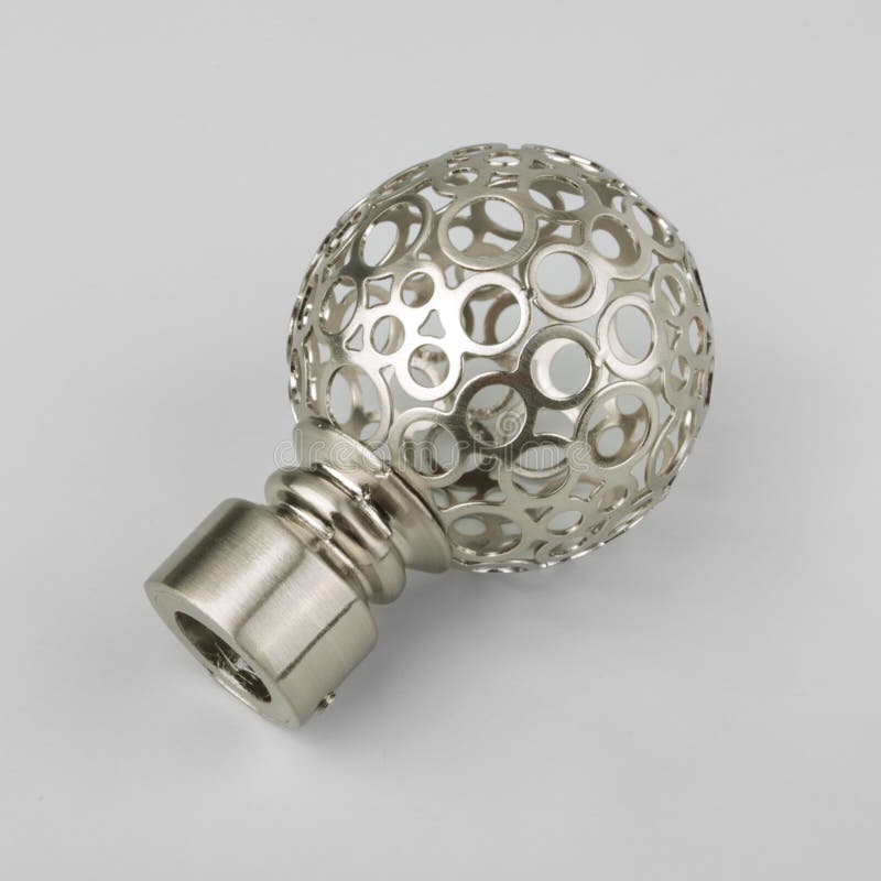 Finials for Curtain Cornices. Stock Image - Image of textile, cornice ...