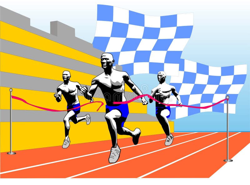 Finish stock vector. Illustration of sport, victory, competition - 2660921