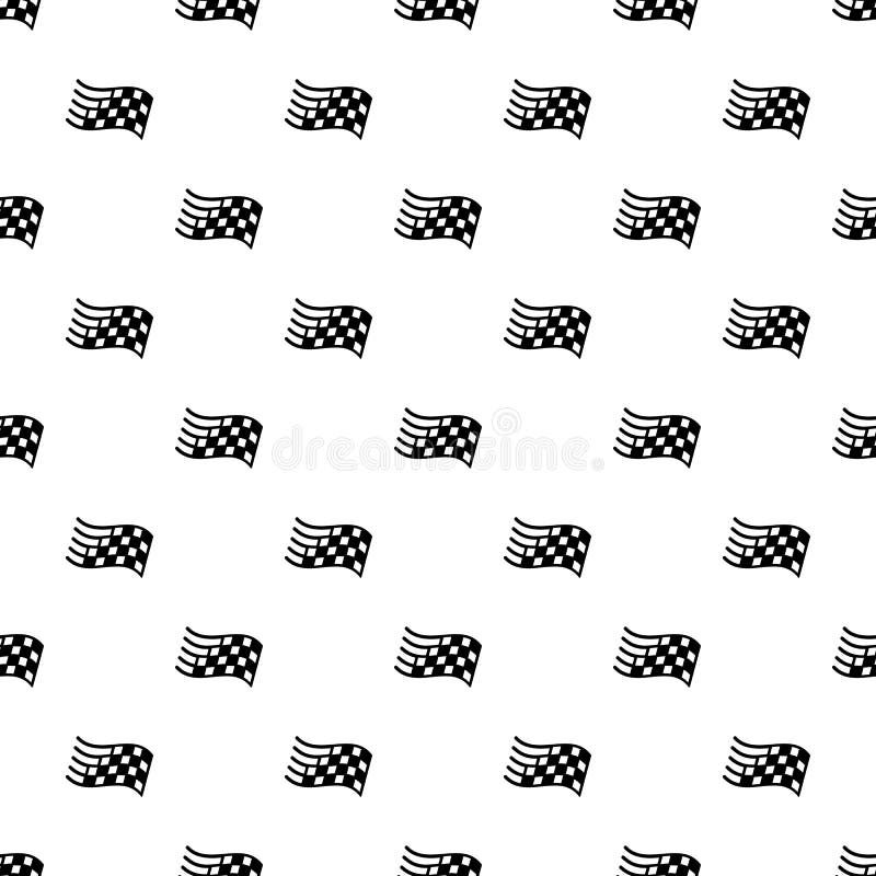 Finish Flag Pattern Vector Seamless Stock Vector - Illustration of ...