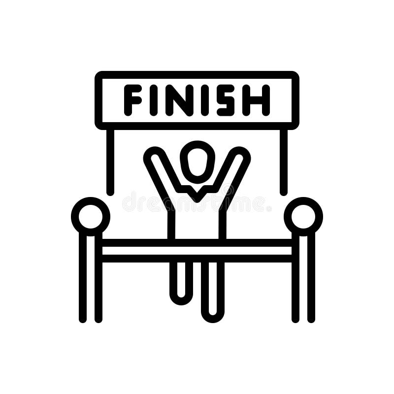 Mix Icon for Finish, Complete and End Stock Illustration - Illustration ...