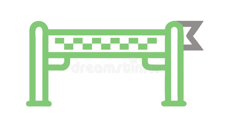 Finish Line Banner Icon for Races and Events, Vector Design Generative ...