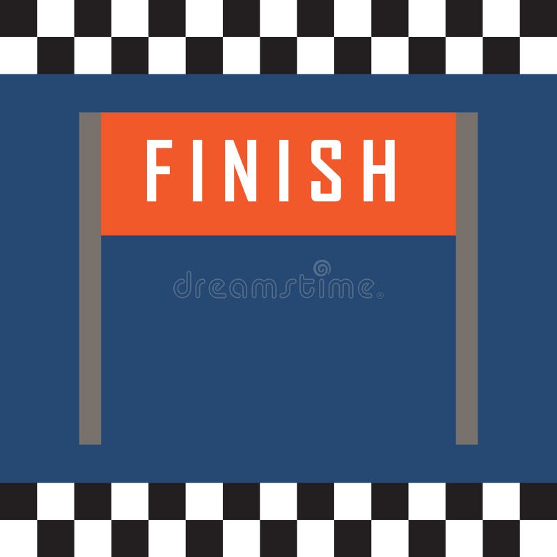 Finish Line Banner Stock Illustrations – 2,324 Finish Line Banner Stock ...