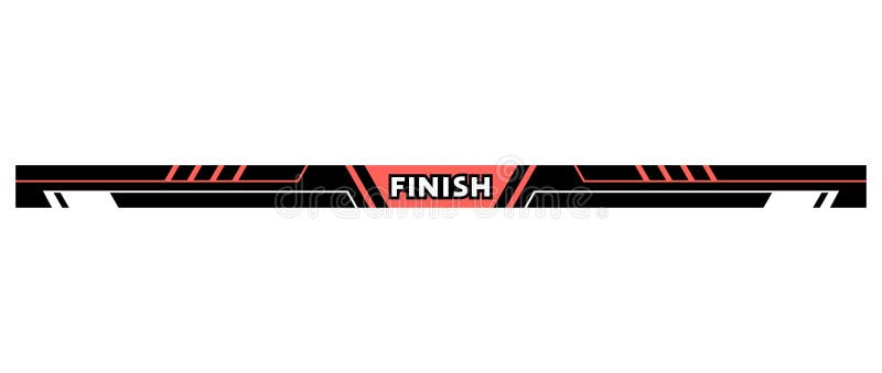 Finish line design stock vector. Illustration of athletics - 327580970