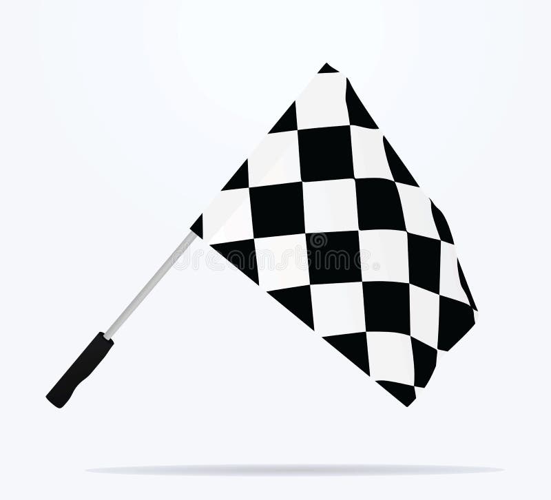 Finish line flag stock vector. Illustration of motocross - 120145952