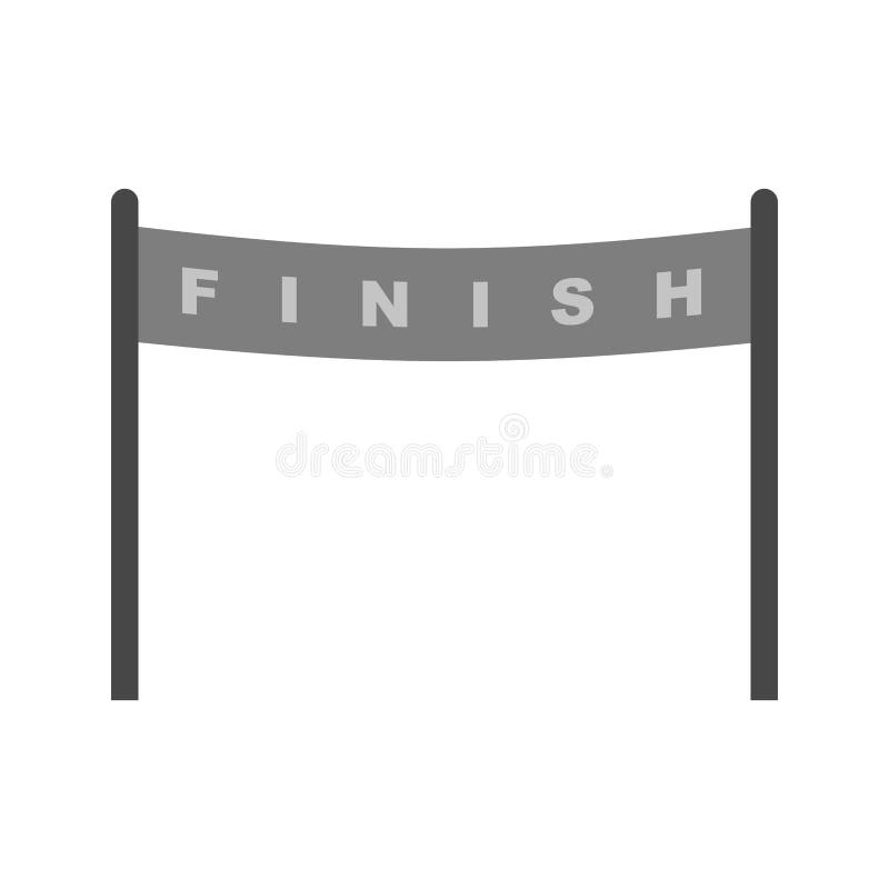 Finish Line stock vector. Illustration of line, vector - 90703476