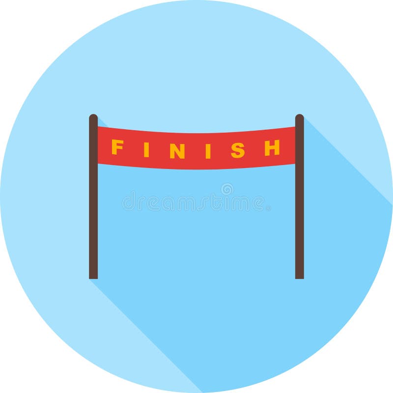 Finish Line stock vector. Illustration of line, athlete - 91638516